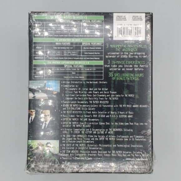 Warner Video | Media | The Ultimate Matrix Blu Ray Boxed Set Sealed ...
